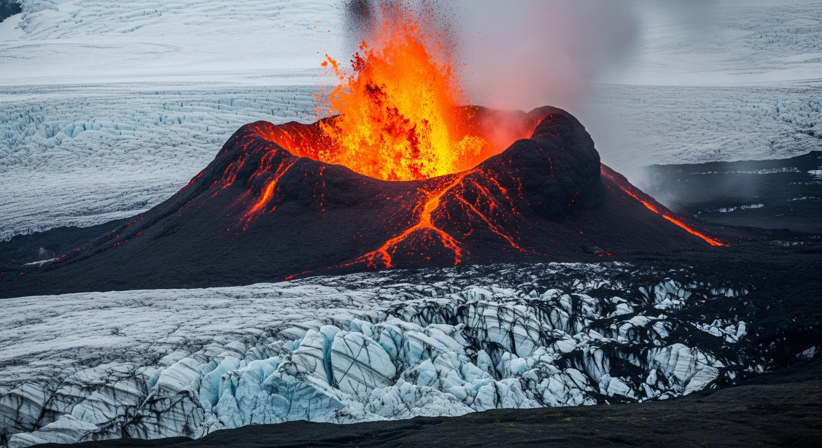 Melting glaciers may awaken dormant volcanoes globally