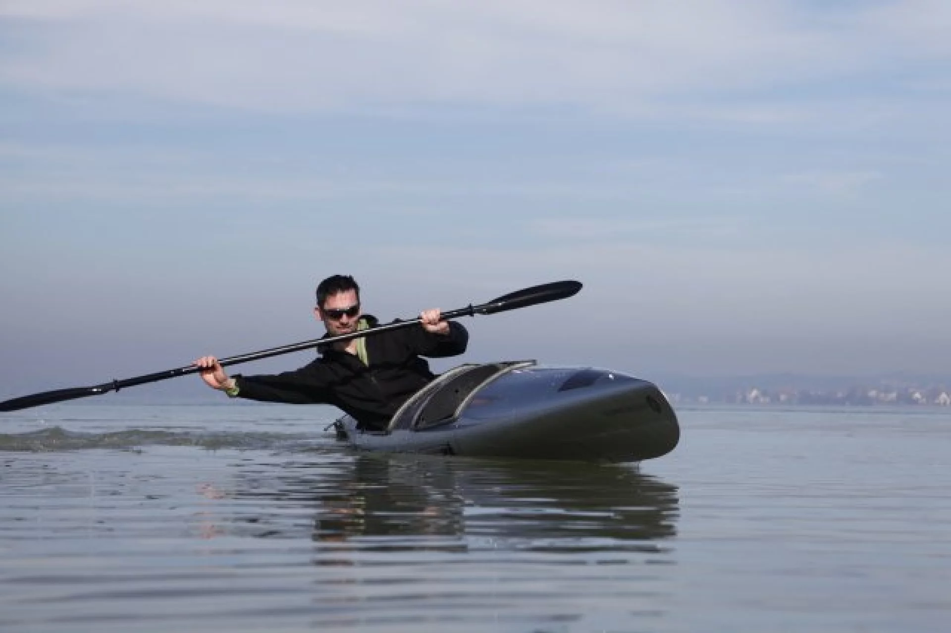 Modular Backyak is a sled, kayak, sailboat and backpack in one