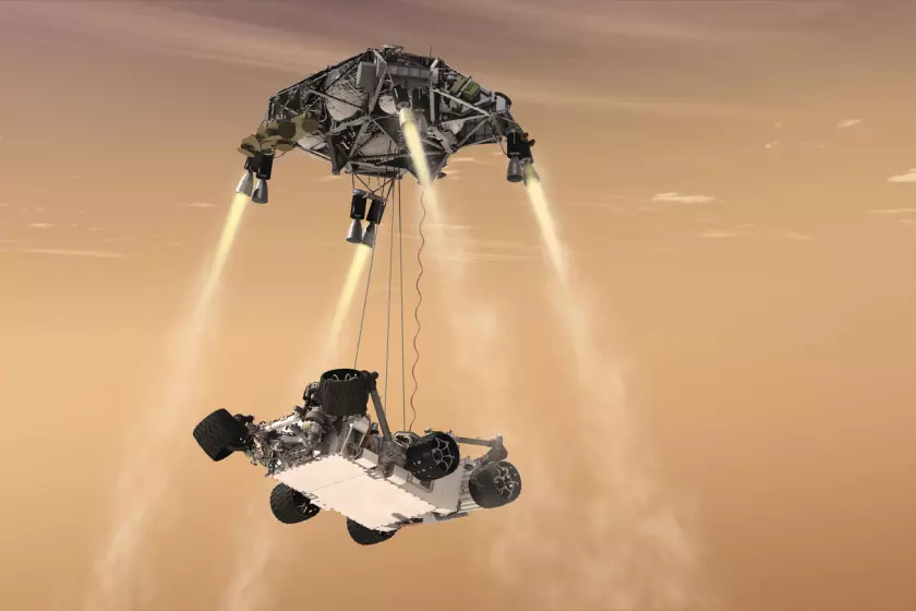 NASA tests Mars 2020 rover descent stage separation