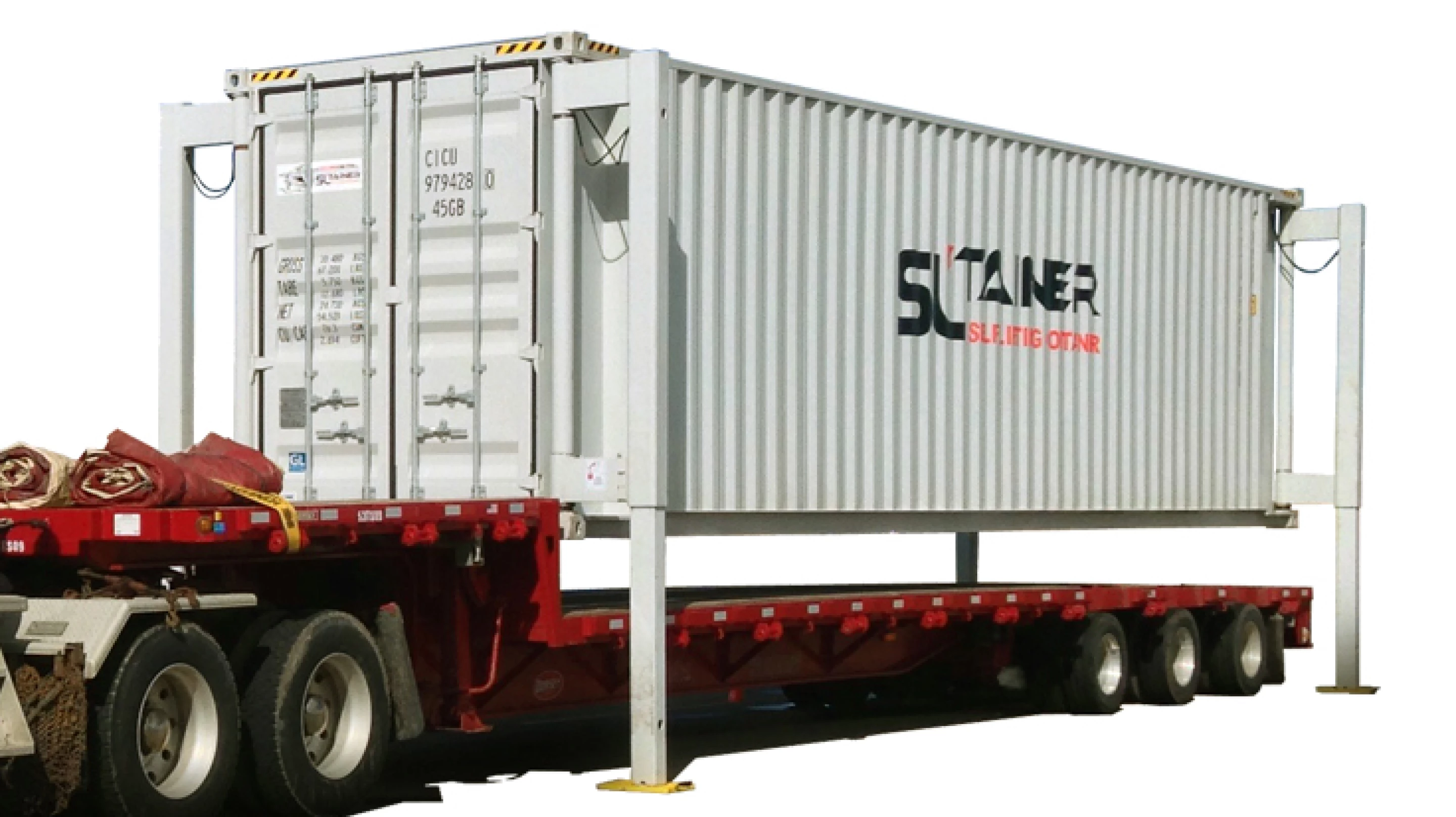 SL-Tainer shipping container gets off the ground without a crane