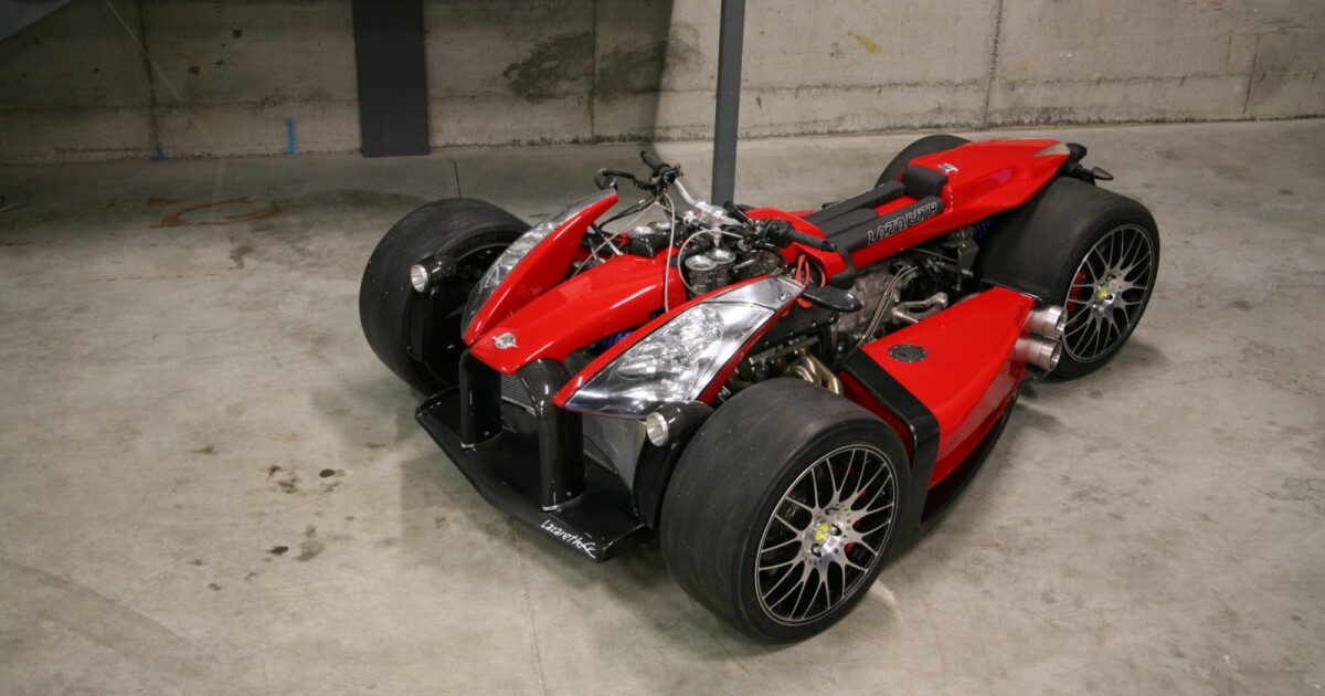 Lazareth's 250 hp, Ferrari-powered Wazuma V8 quad goes up for sale