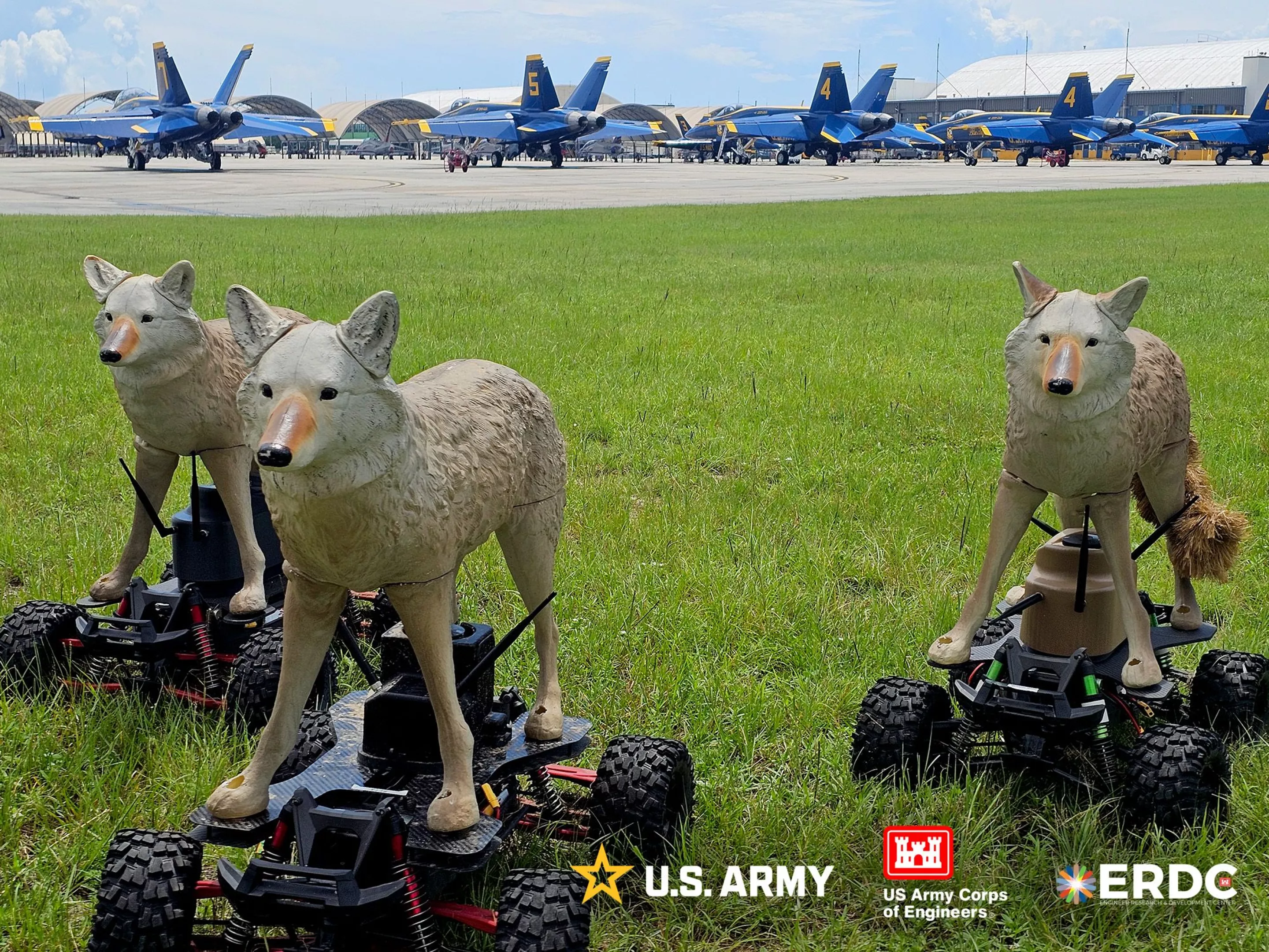 US Army develops robot coyotes for airfield safety
