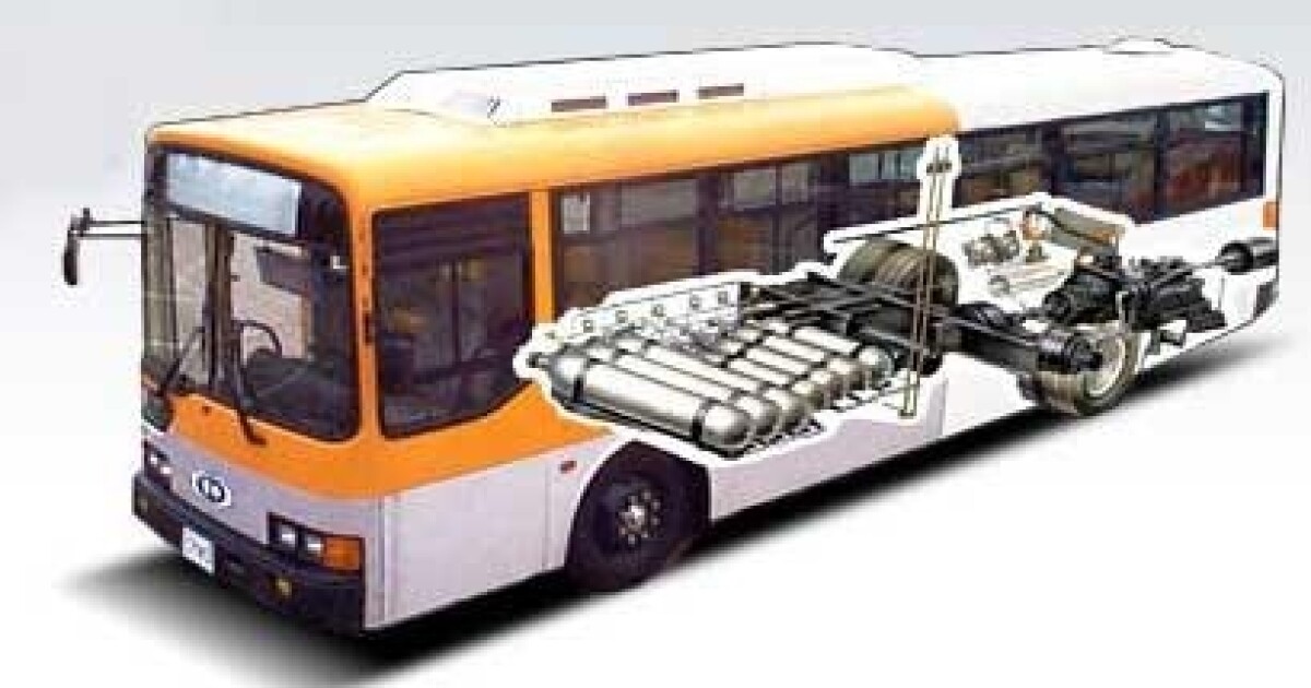 Prototype Compressed Natural Gas Bus