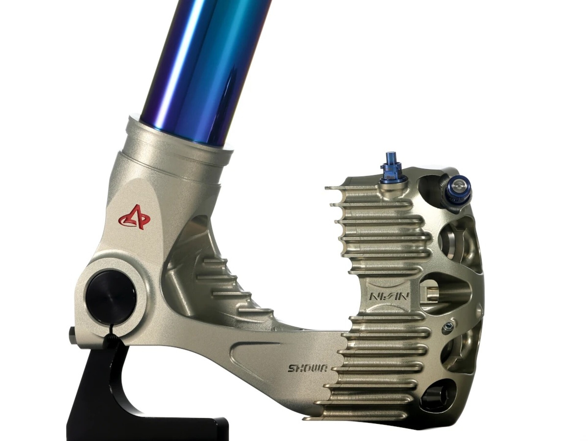 Nissin and Showa team up to build fork-integrated brake caliper