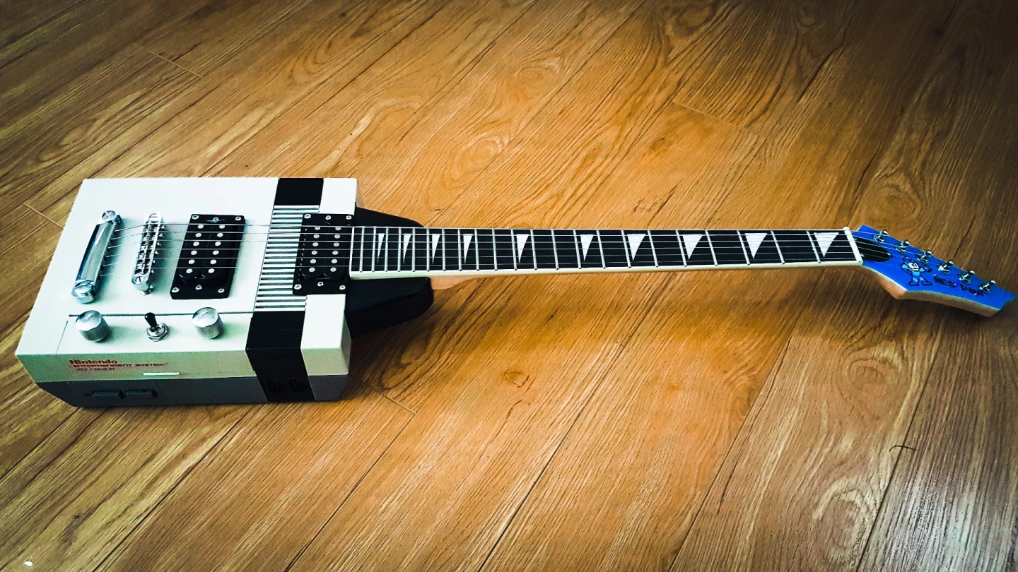 Turning junk into funk: Guitars made from things found around the home