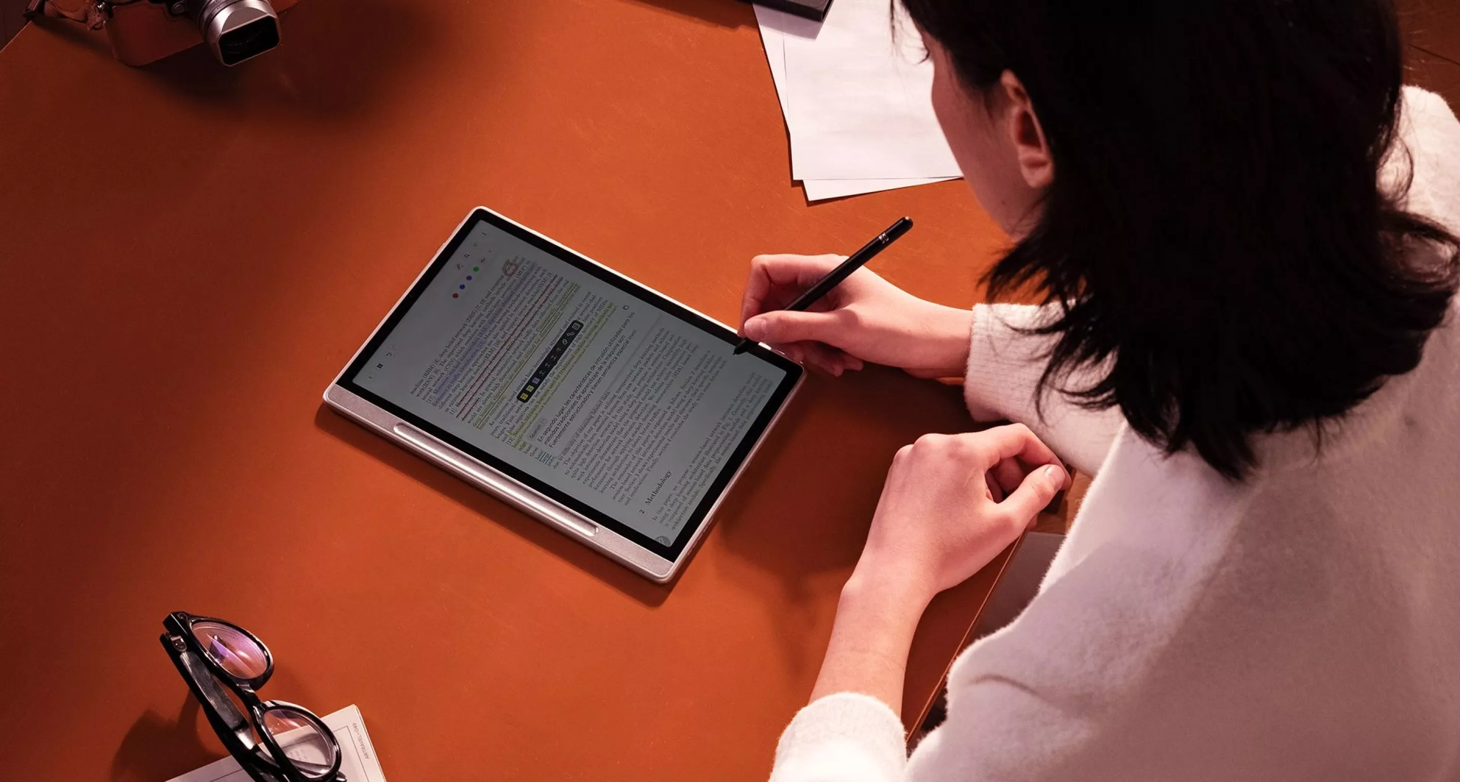 3-in-1 color epaper e-note combines fast refresh with eye-friendly ...