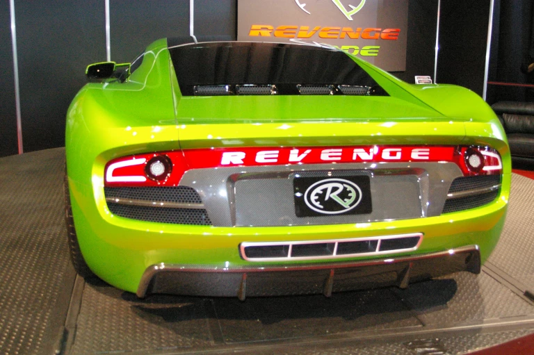 Revenge Verde supercar - not just green in color