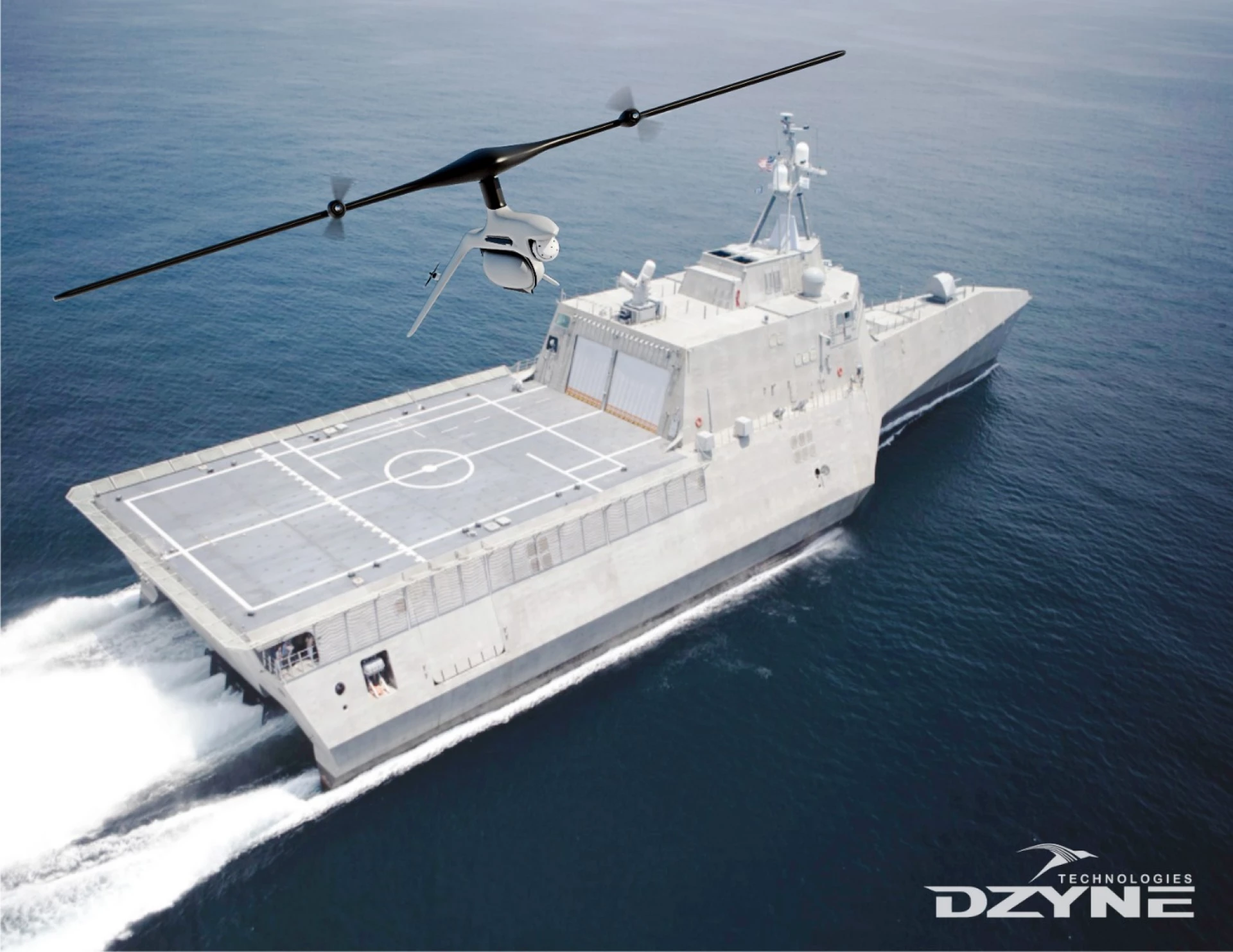 Radical VTOL drone's wings are also its rotor blades