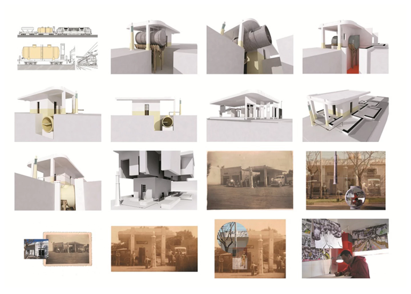 Fuel storage tank transformed into novel micro-shelter