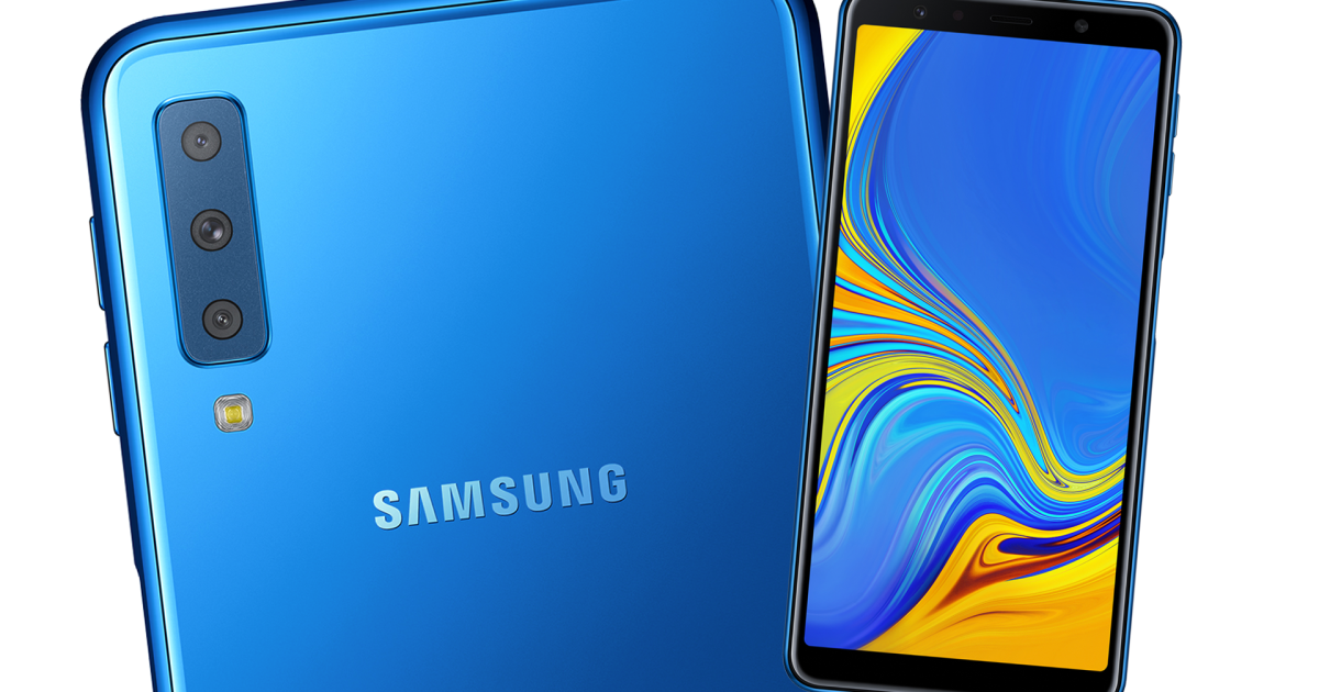 Samsung announces funky midrange Galaxy A7 with triple rear camera setup
