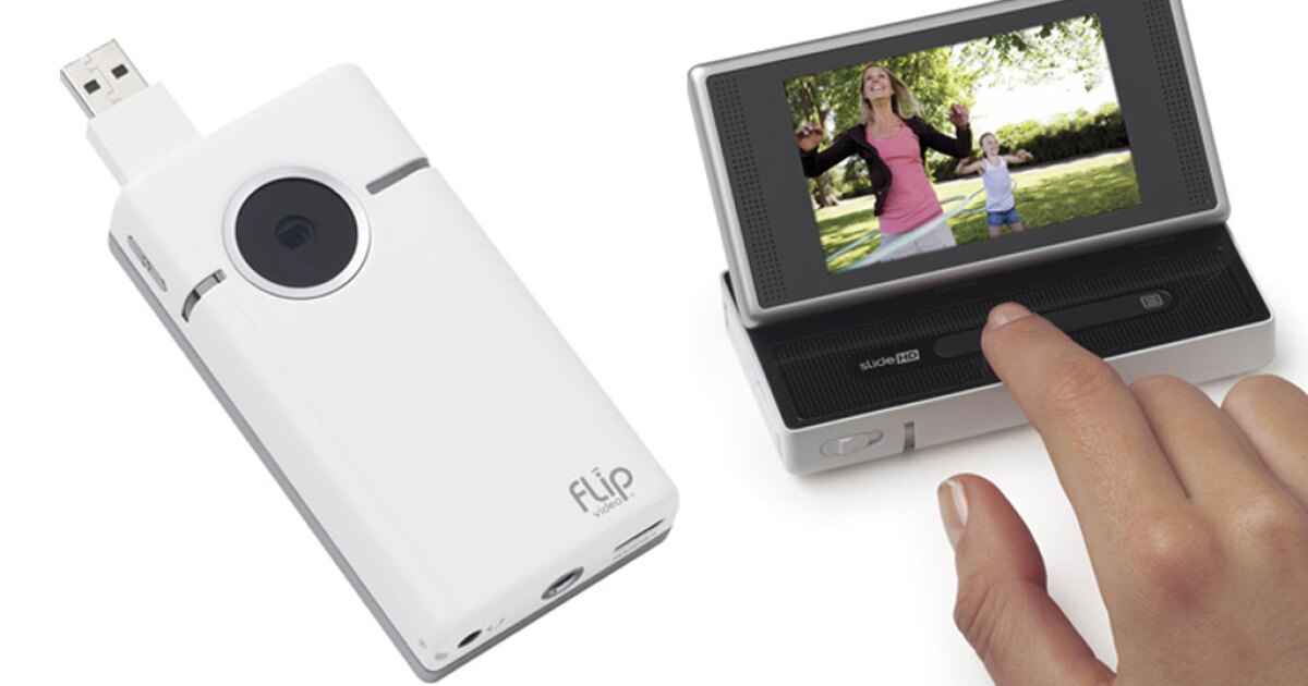 Flip camcorder gets design overhaul with the new SlideHD