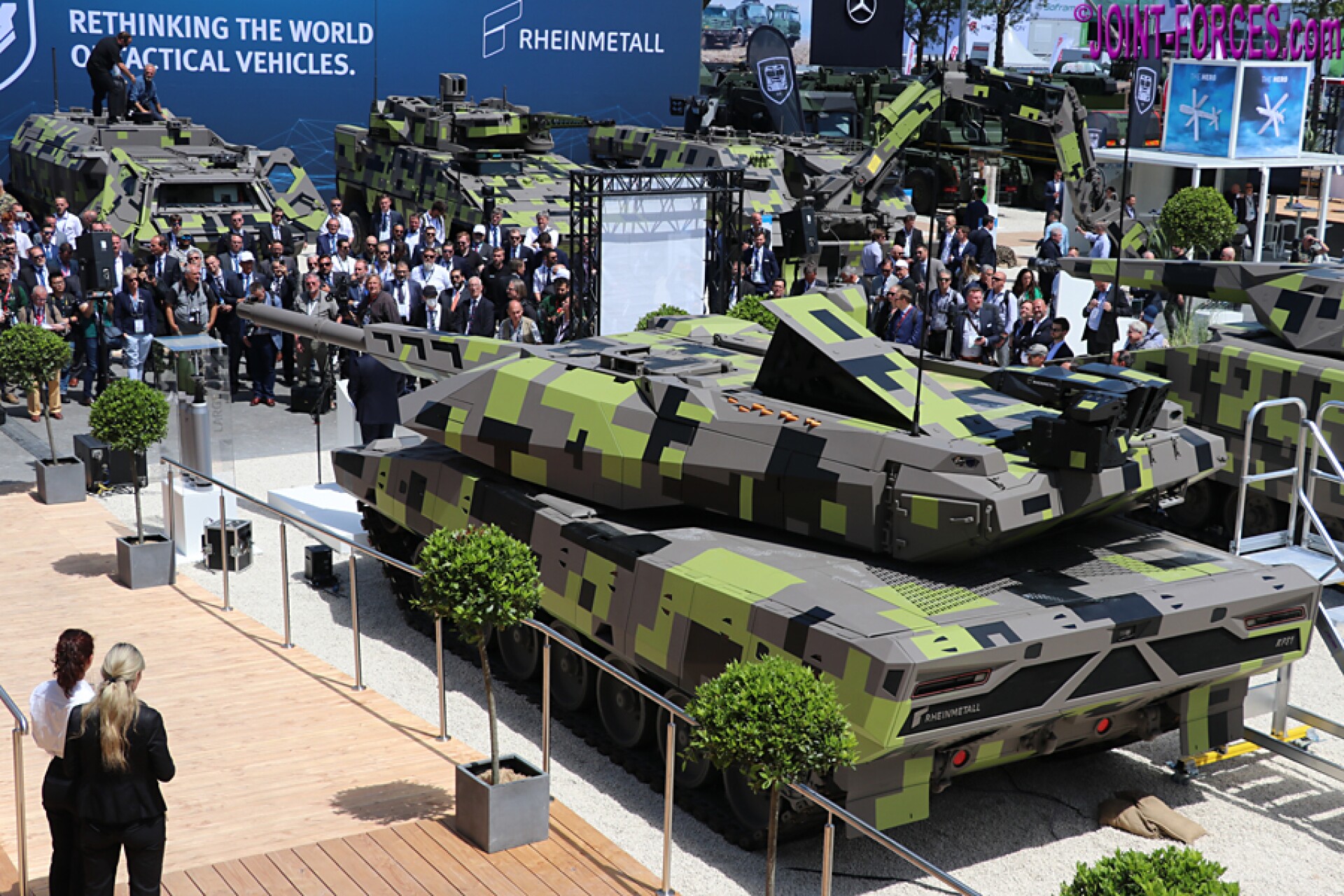 Rheinmetall main battle tank concept combines lethality and mobility