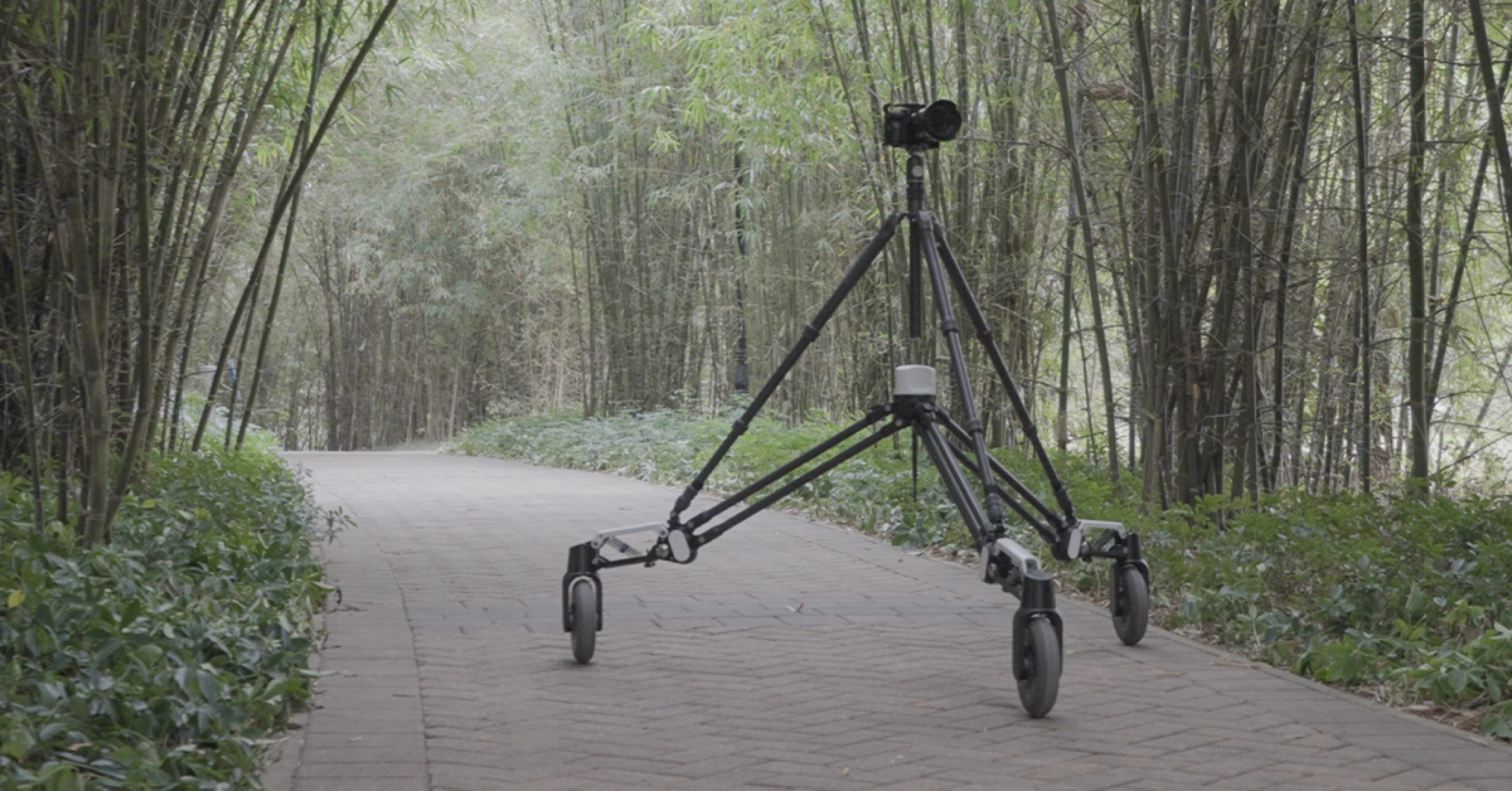 Snoppa Rover: an all-terrain, auto camera dolly with active suspension