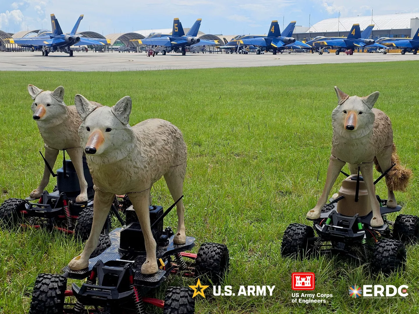 US Army develops robot coyotes for airfield safety