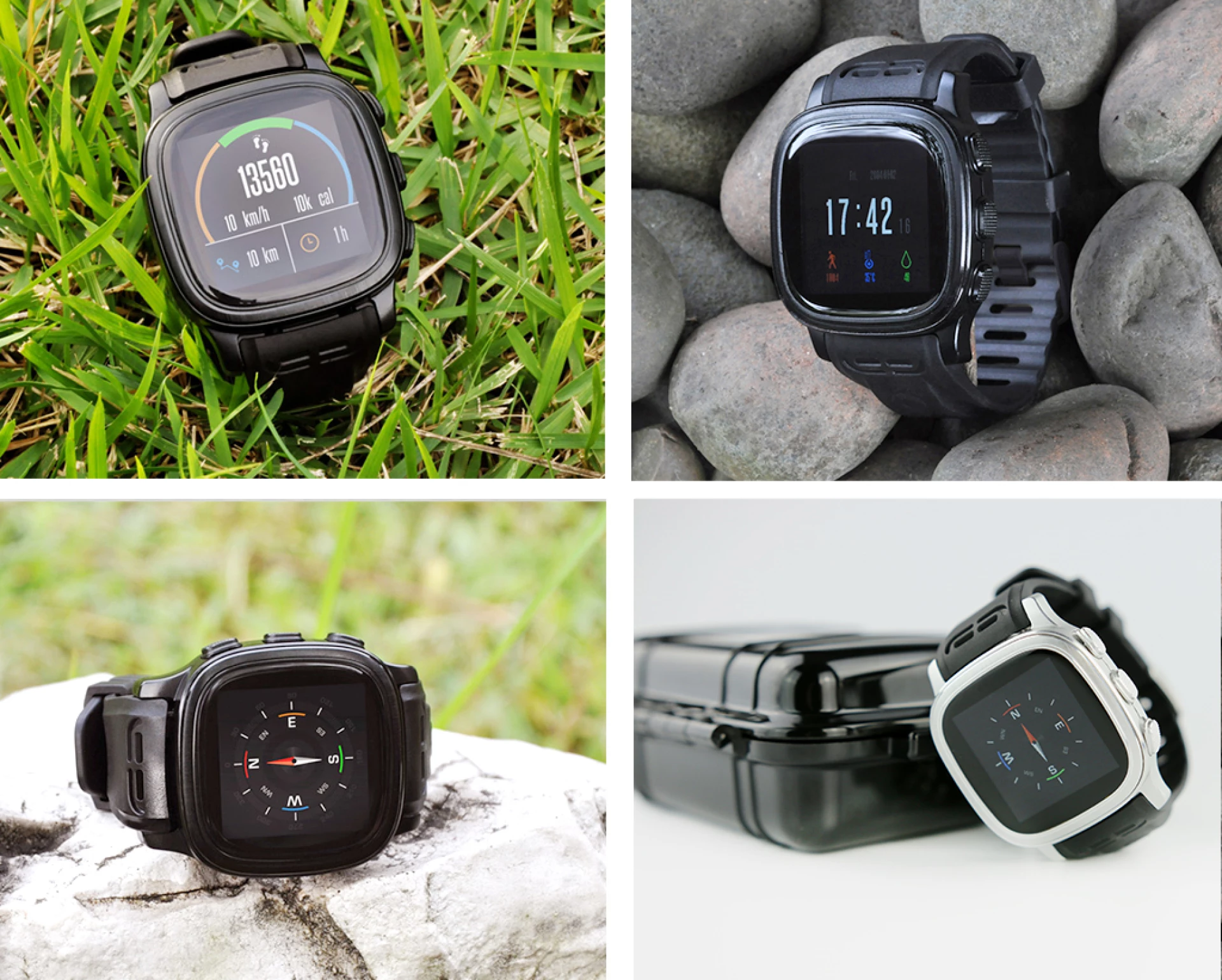 Outdoorsy smartwatch works as a walkie-talkie in the wilderness