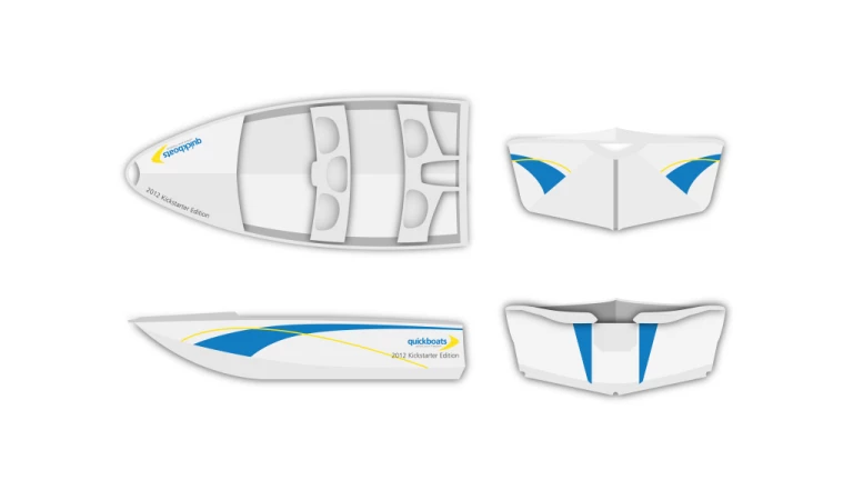 Quickboat foldable boat: From roof rack to water in 60 seconds