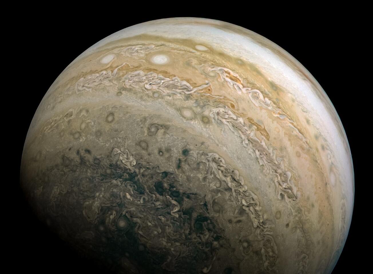 Dolphins In The Jovian Clouds Among The Most Astonishing Jupiter Images
