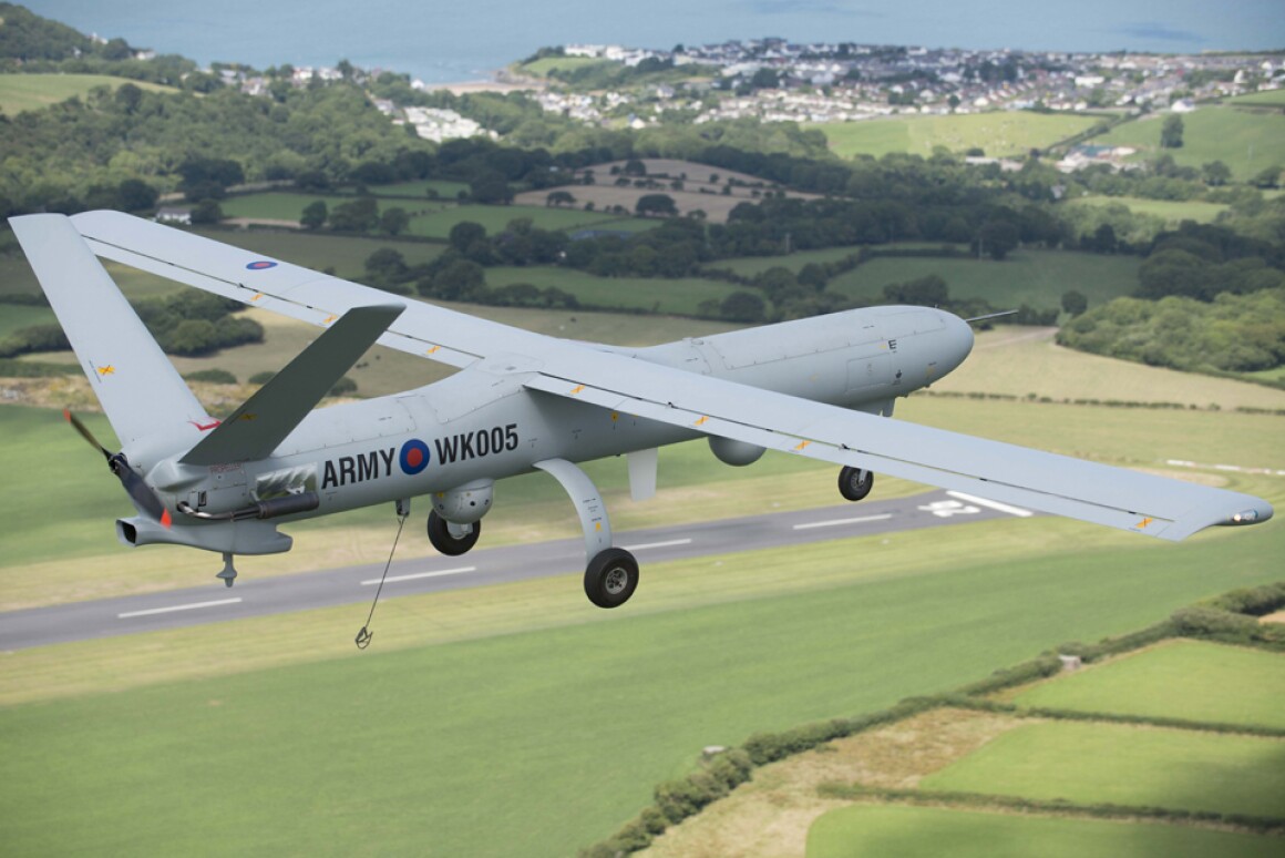 UK's Watchkeeper UAV cleared for military flight training