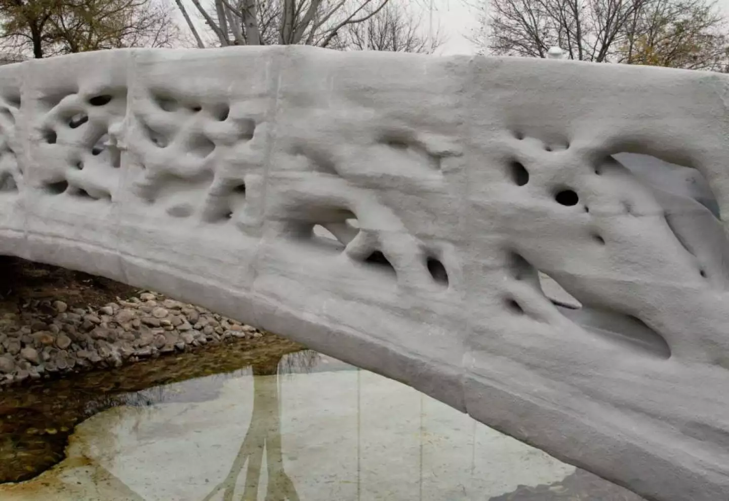 Get over it: Madrid gets world's first 3D-printed footbridge
