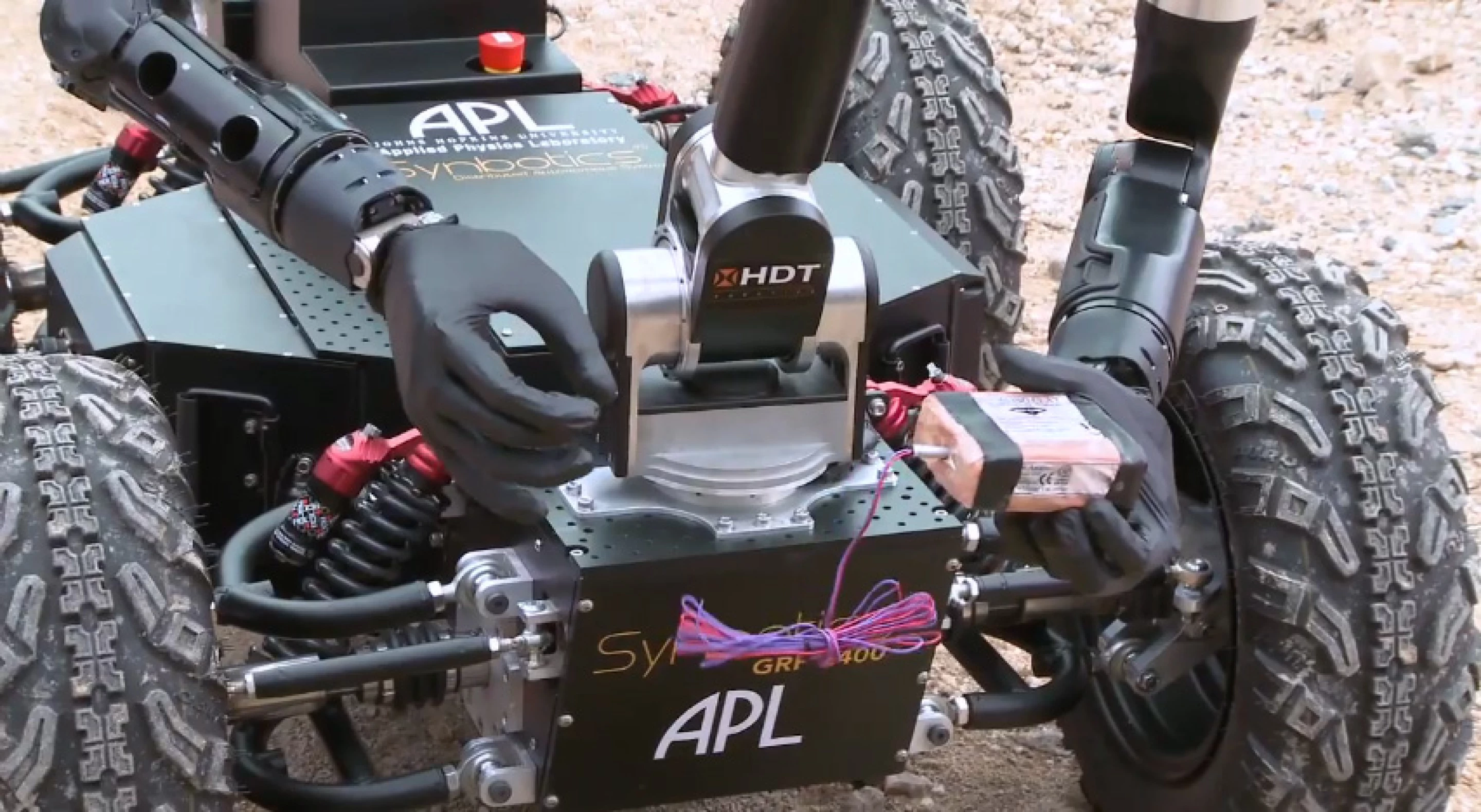 DARPA's advanced prosthetics give bomb disposal robot a delicate touch