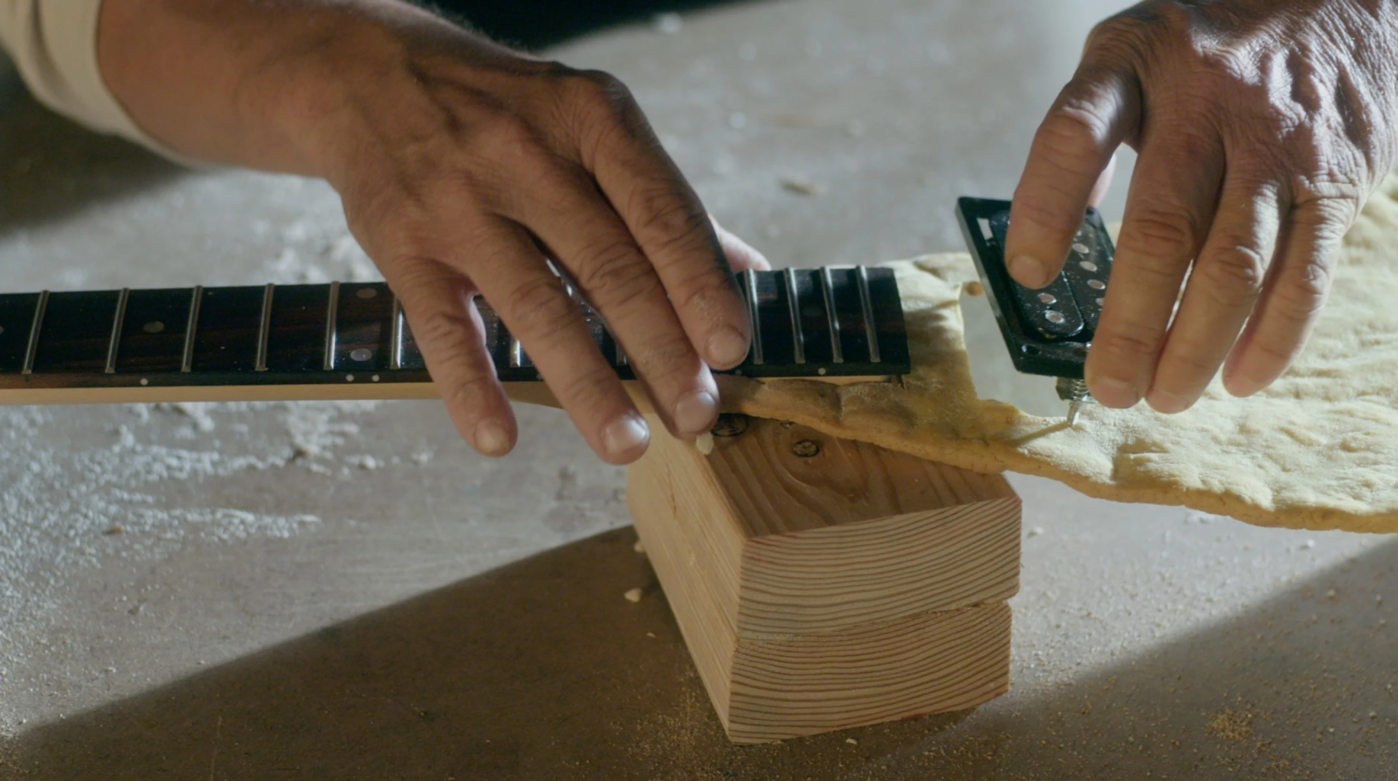Turning junk into funk: Guitars made from things found around the home