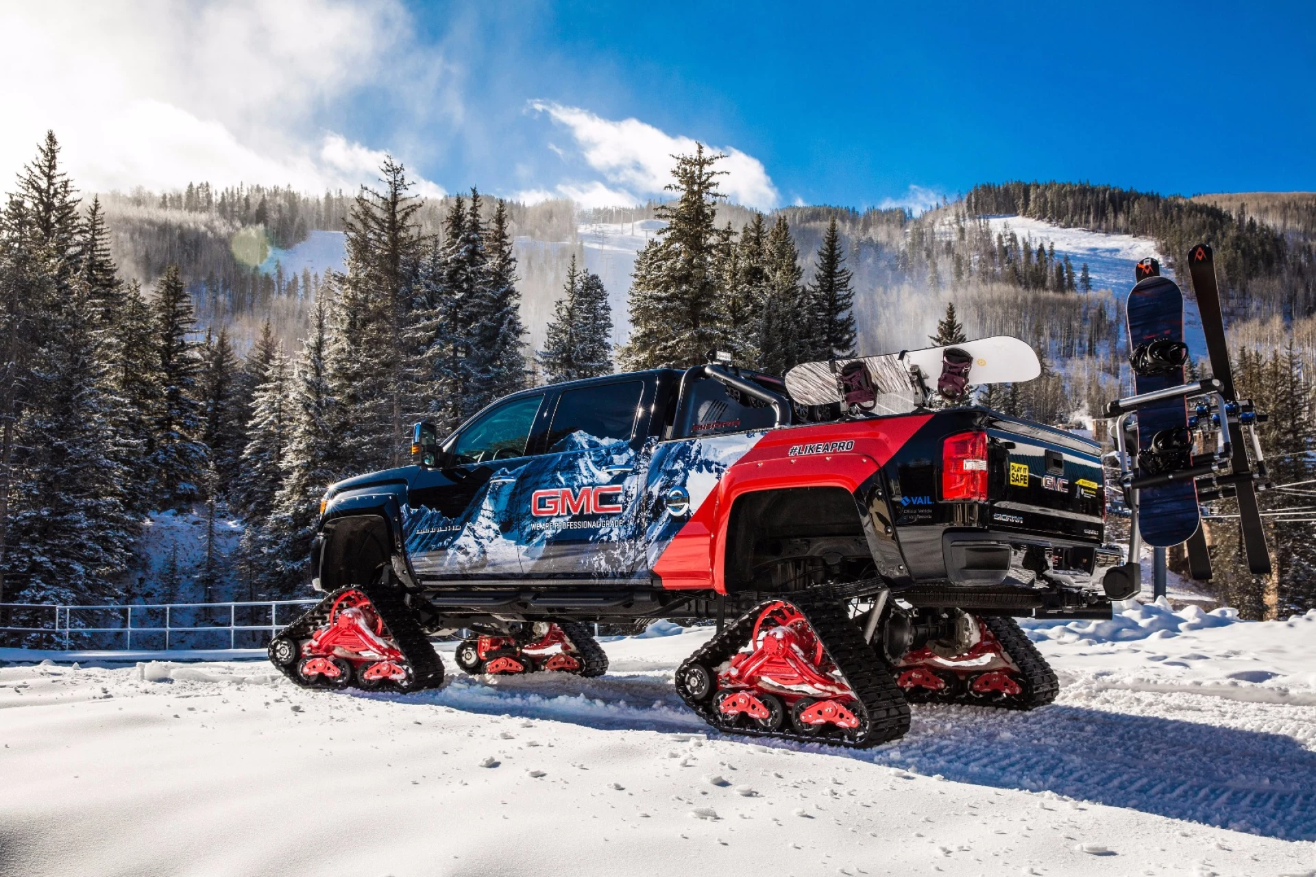 GMC All Mountain concept turns snow and steep gradients into a playground