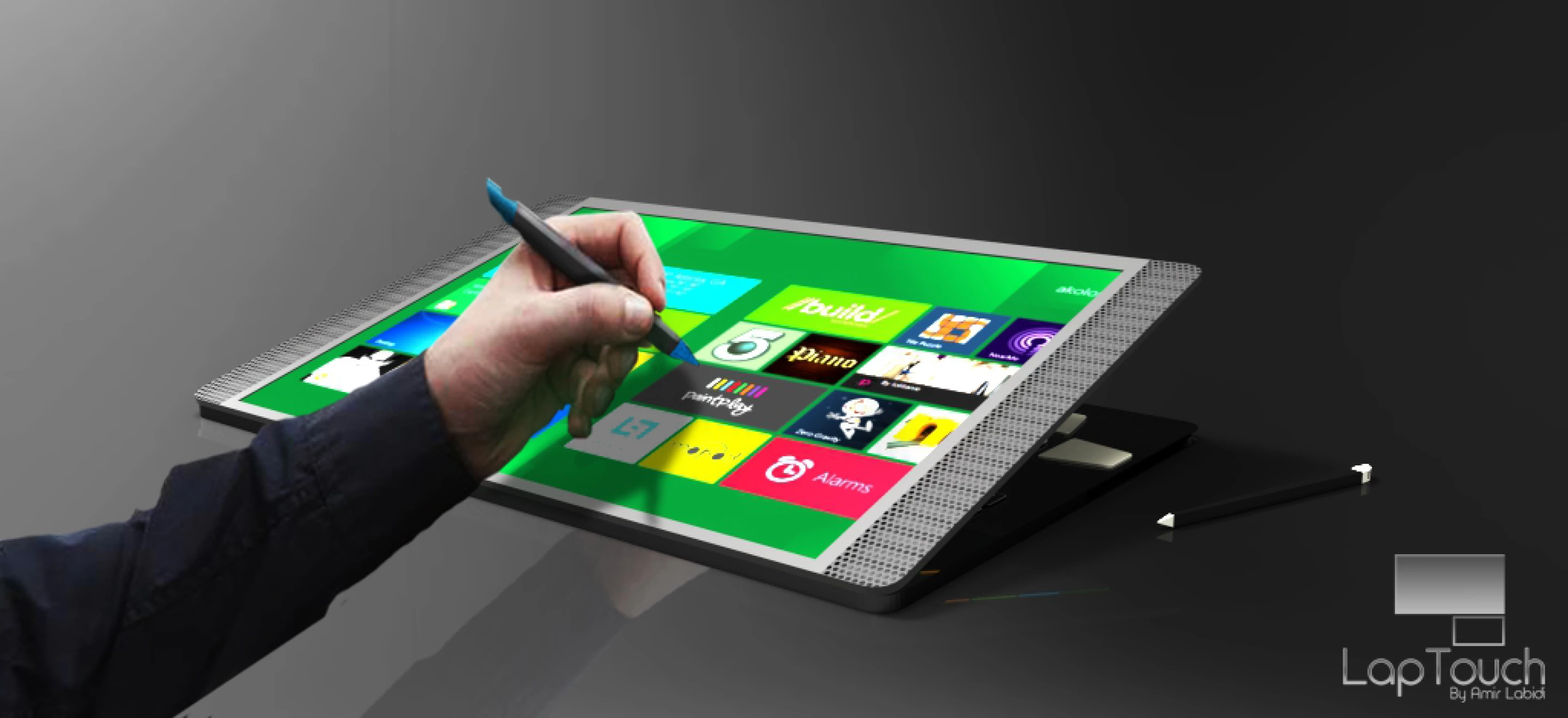 LapTouch: a conceptual laptop for creative minds