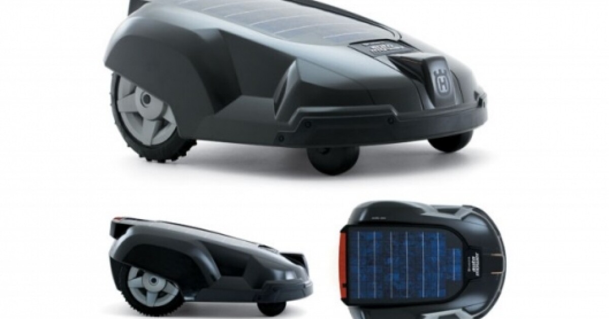 Husqvarna reveals solar electric hybrid robot lawn mower