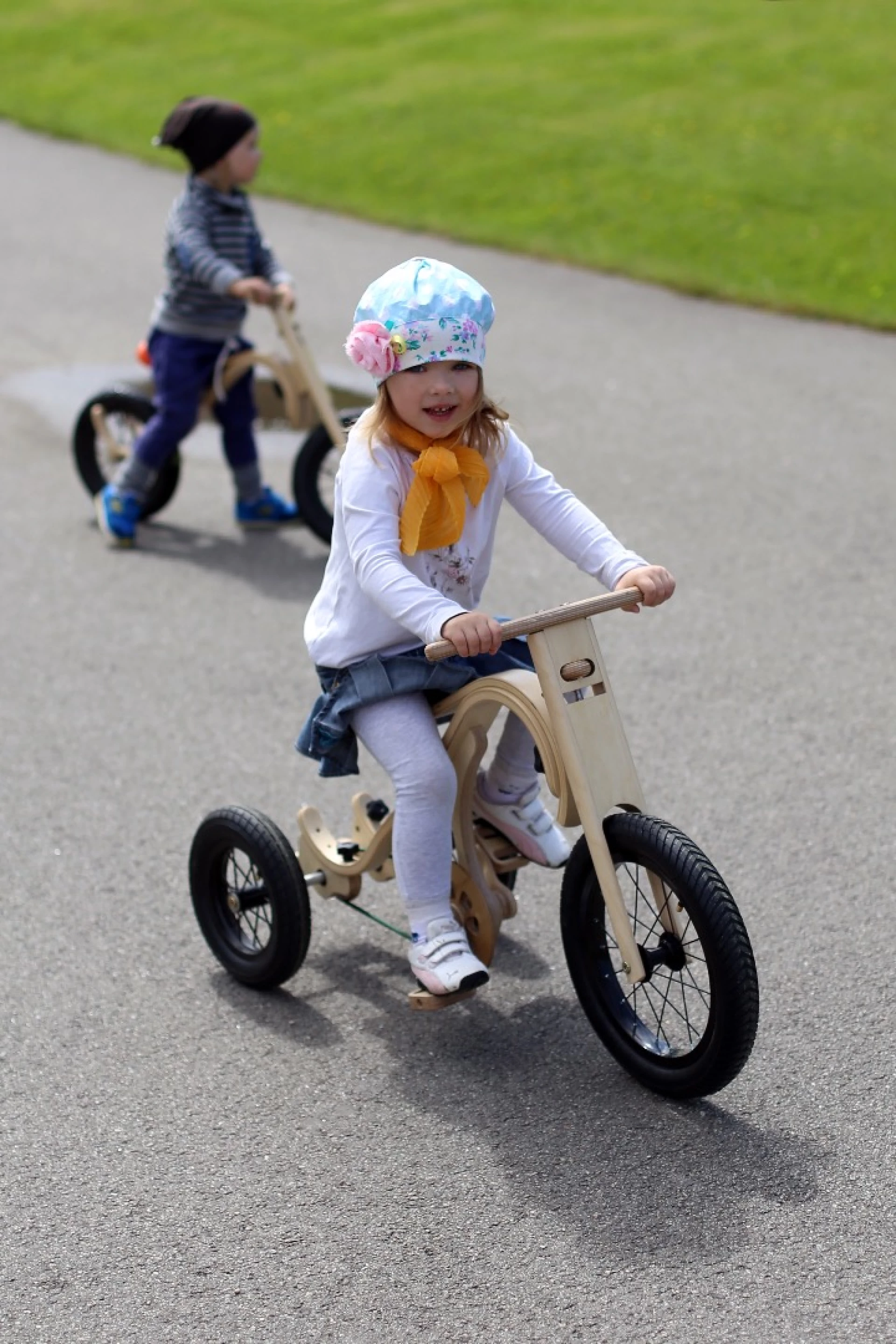 Leg&Go wooden bike transforms into a sled, rocking horse and more