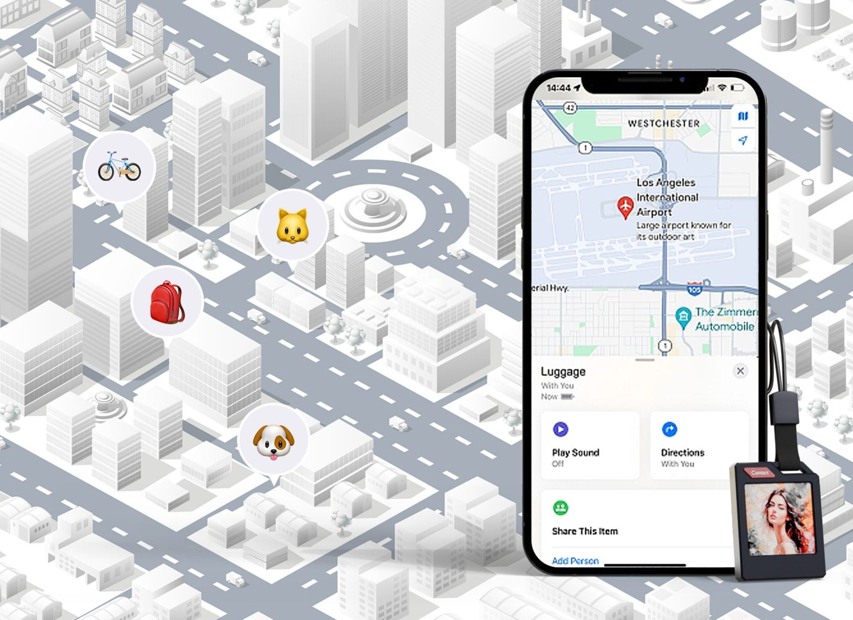 GPS tracking tag gets personal with color E Ink screen