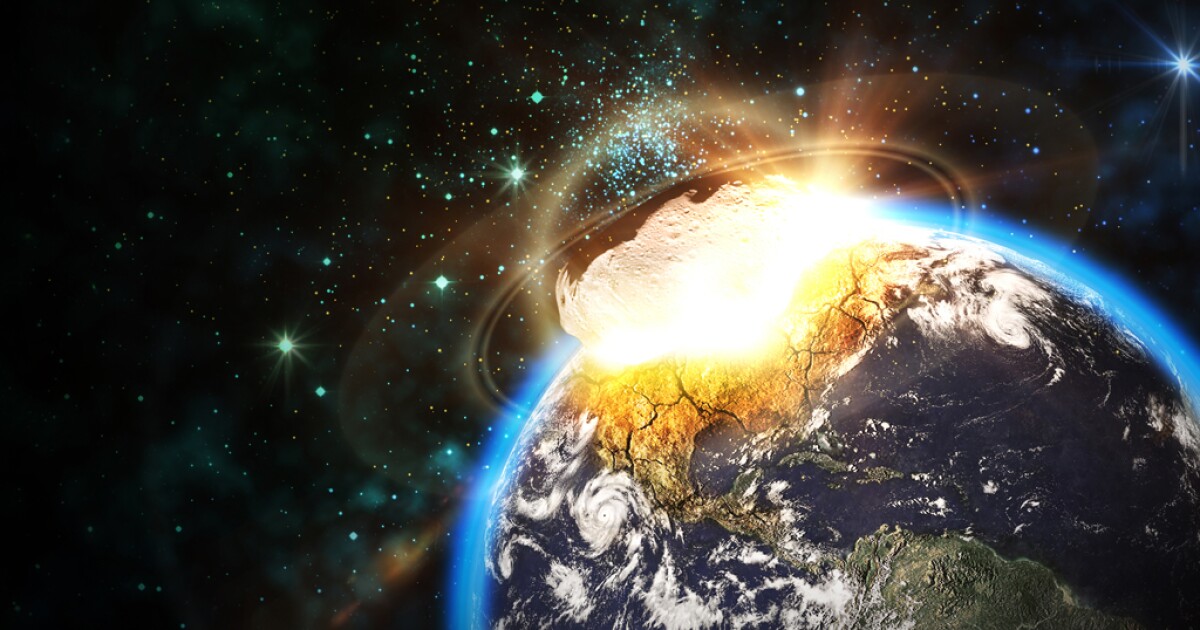 Laser-wielding satellite swarm to deflect asteroids