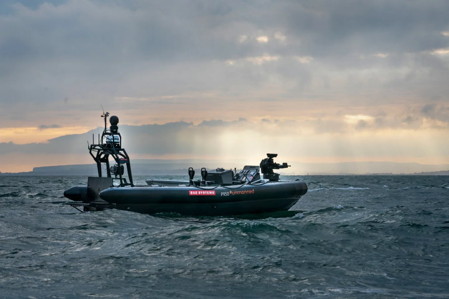 BAE's autonomous patrol boat packs 12.7-mm heat and offers 10-day ...