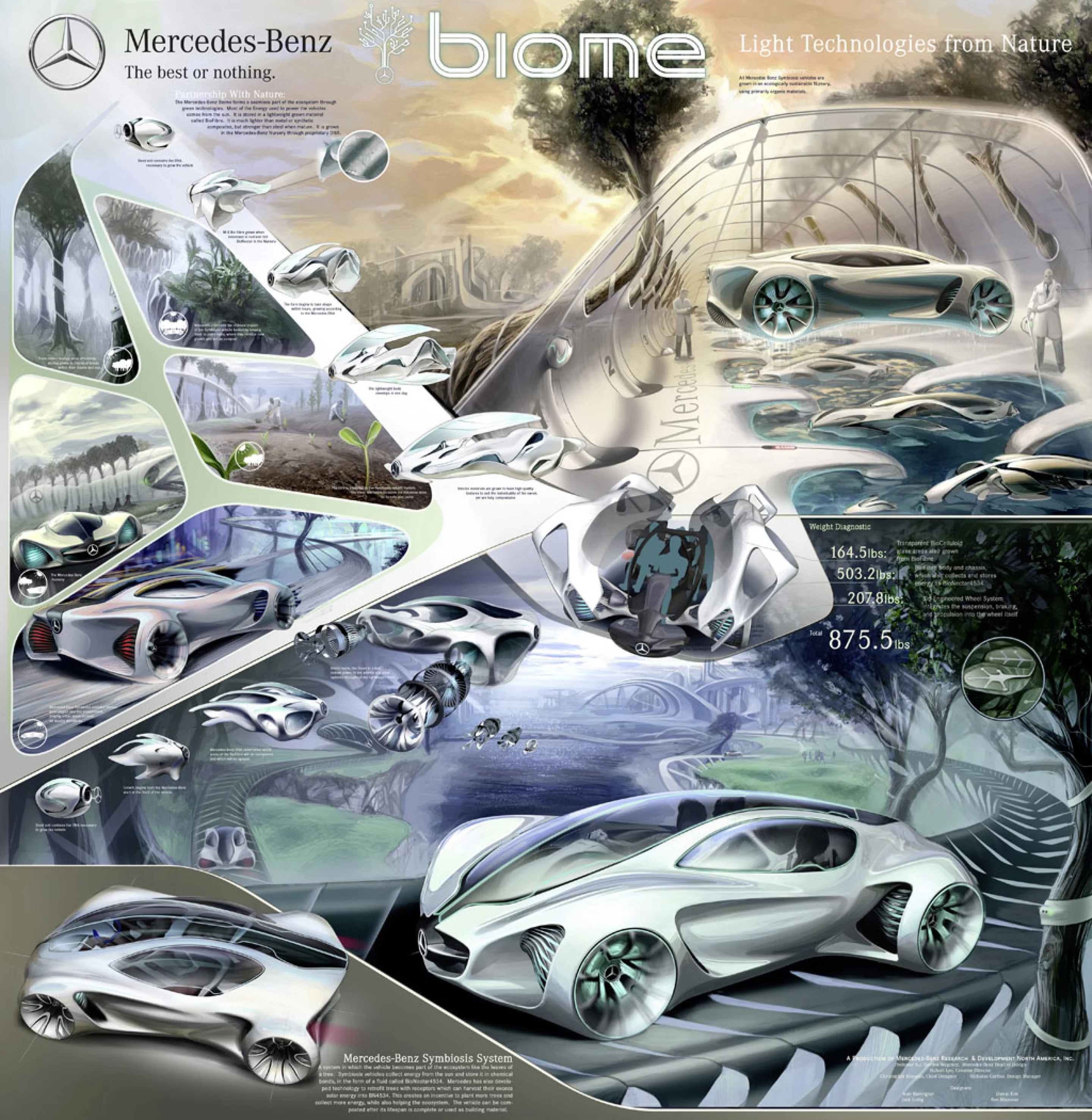 Mercedes-Benz BIOME Concept – could cars be grown in a lab?