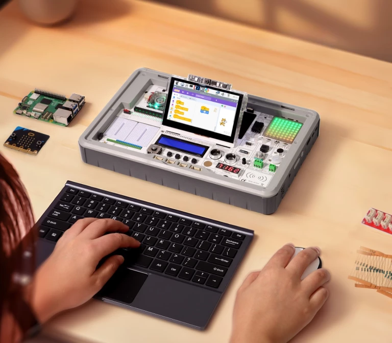 CrowPi 3: portable lab for AI and electronics learning