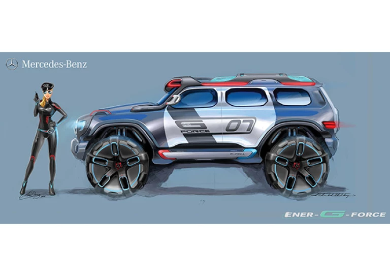 Mercedes Benz off-roader of the future – the Ener-G-Force