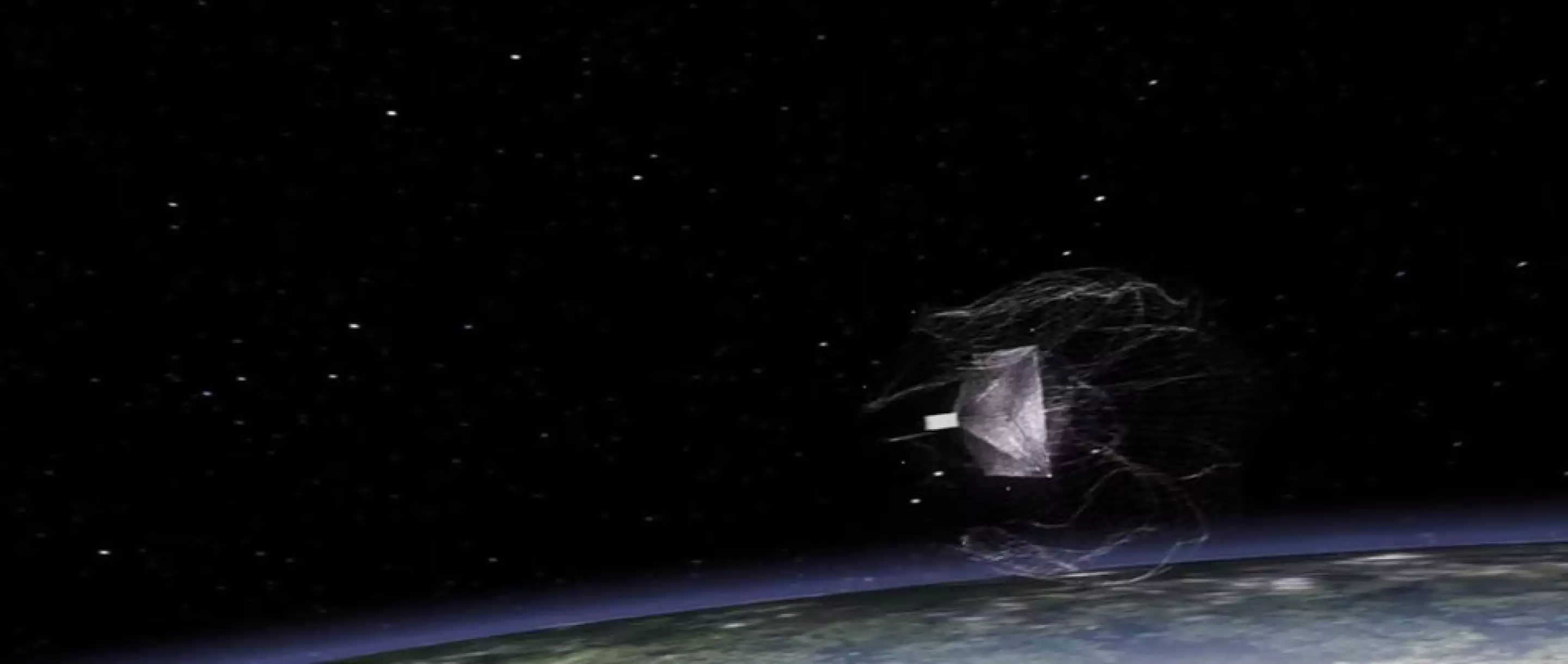 Space cleanup net successfully captures first "debris" in orbit