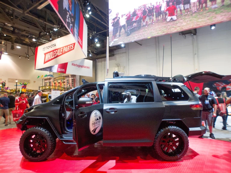 Toyota's Ultimate Utility Vehicle minivan takes its swagger off road
