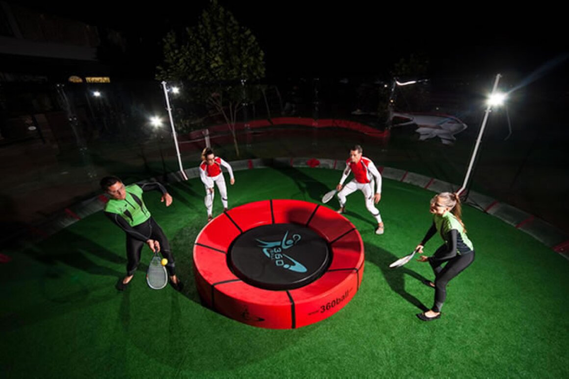 360ball throws a curve at racquet sports