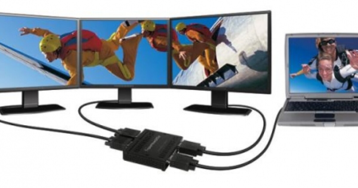 Matrox box offers three screens from one PC
