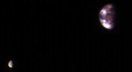 Mars-eye view delivers new perspective on the Earth and Moon