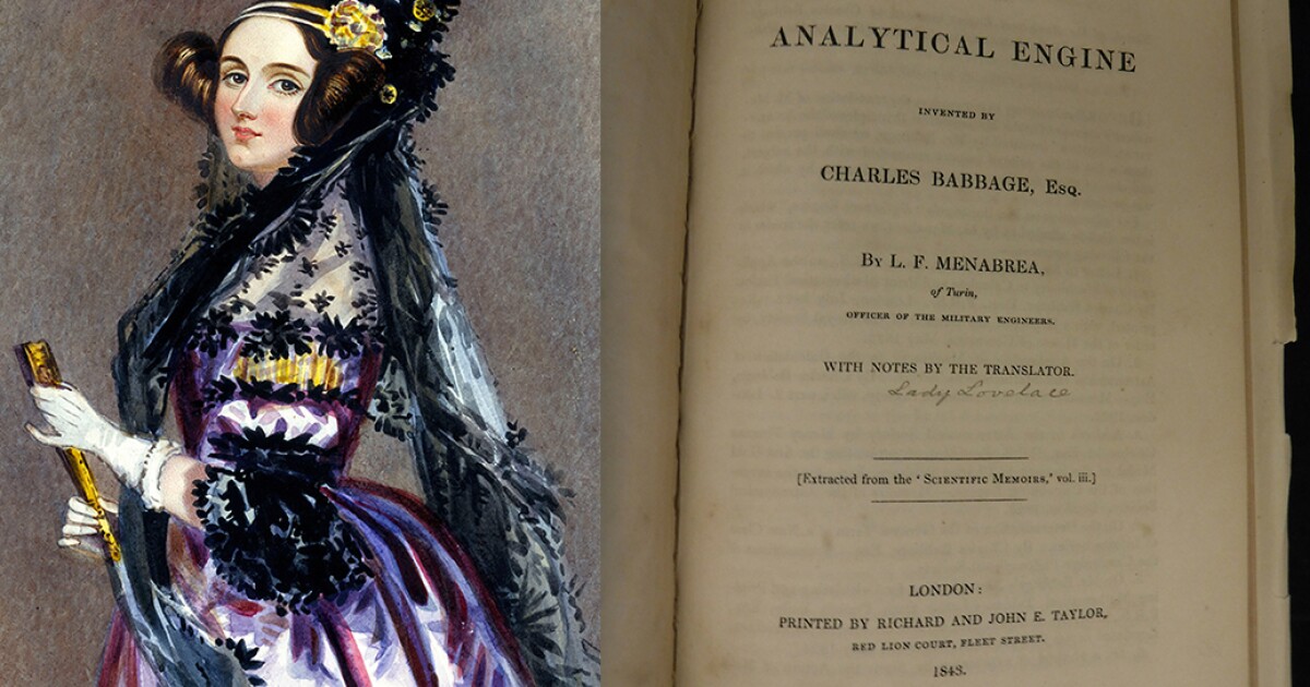 Rare book containing the world’s first computer algorithm earns $125,000 at auction