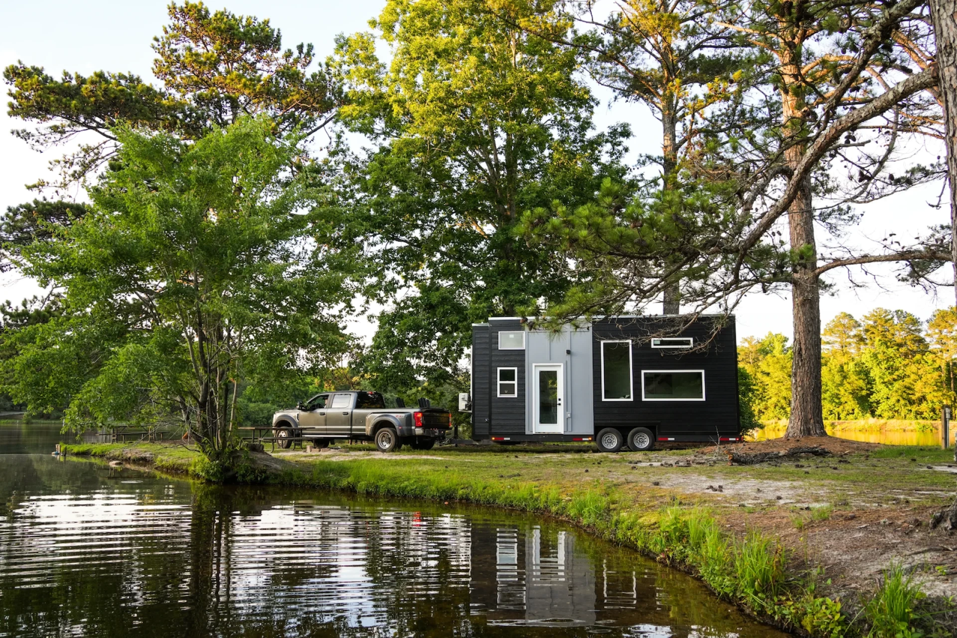 Affordable tiny house fits two bedrooms into 204 sq ft