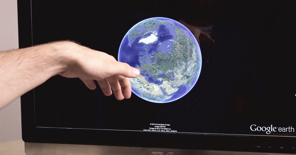 Control Google Earth like a Jedi with Leap Motion