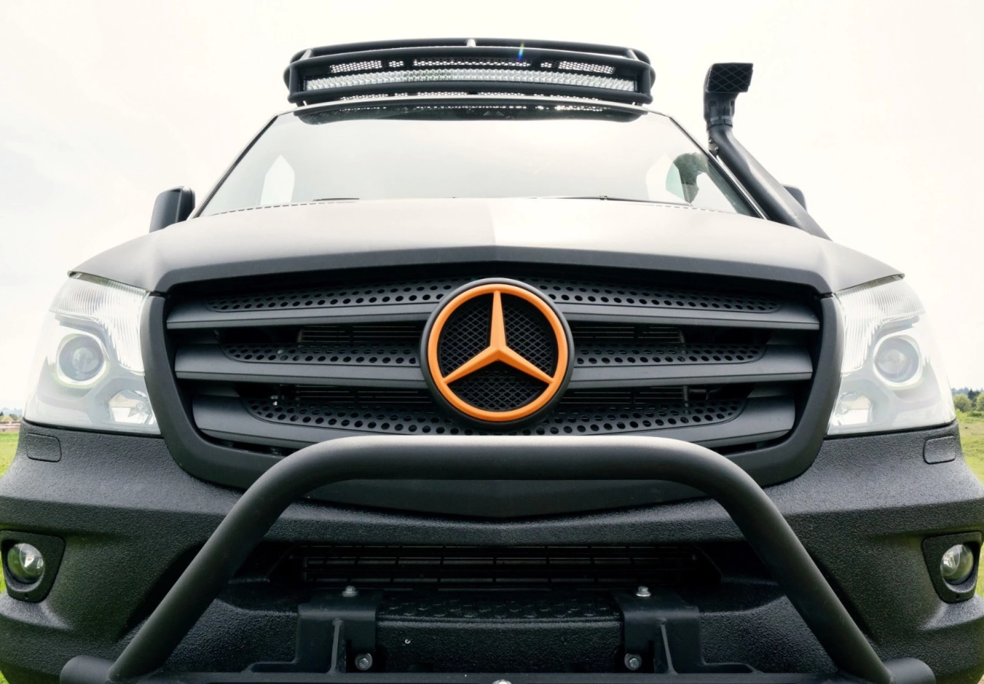 Swiss Army Sprinter camper van packs five people, solar power and ...