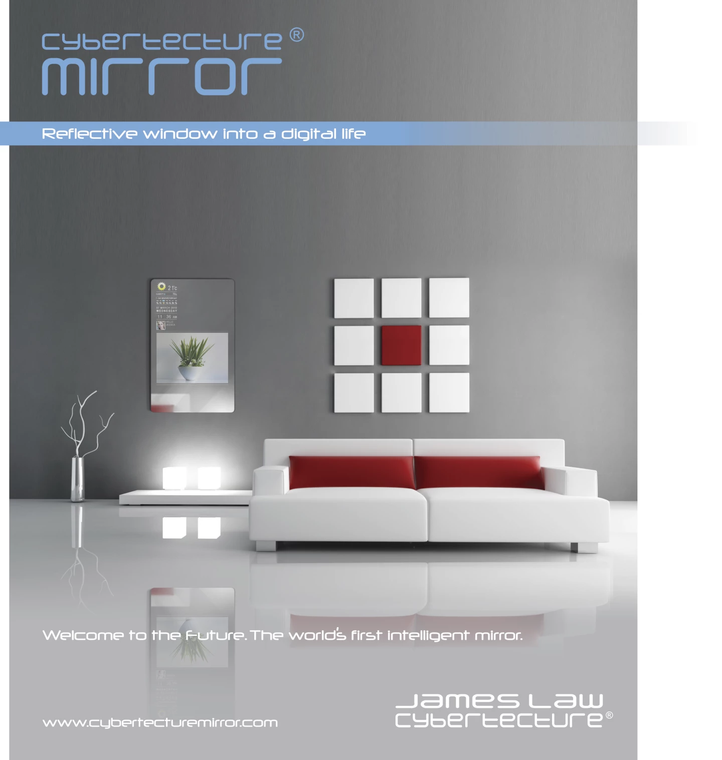 Cybertecture's magical mirror is bursting with augmented information