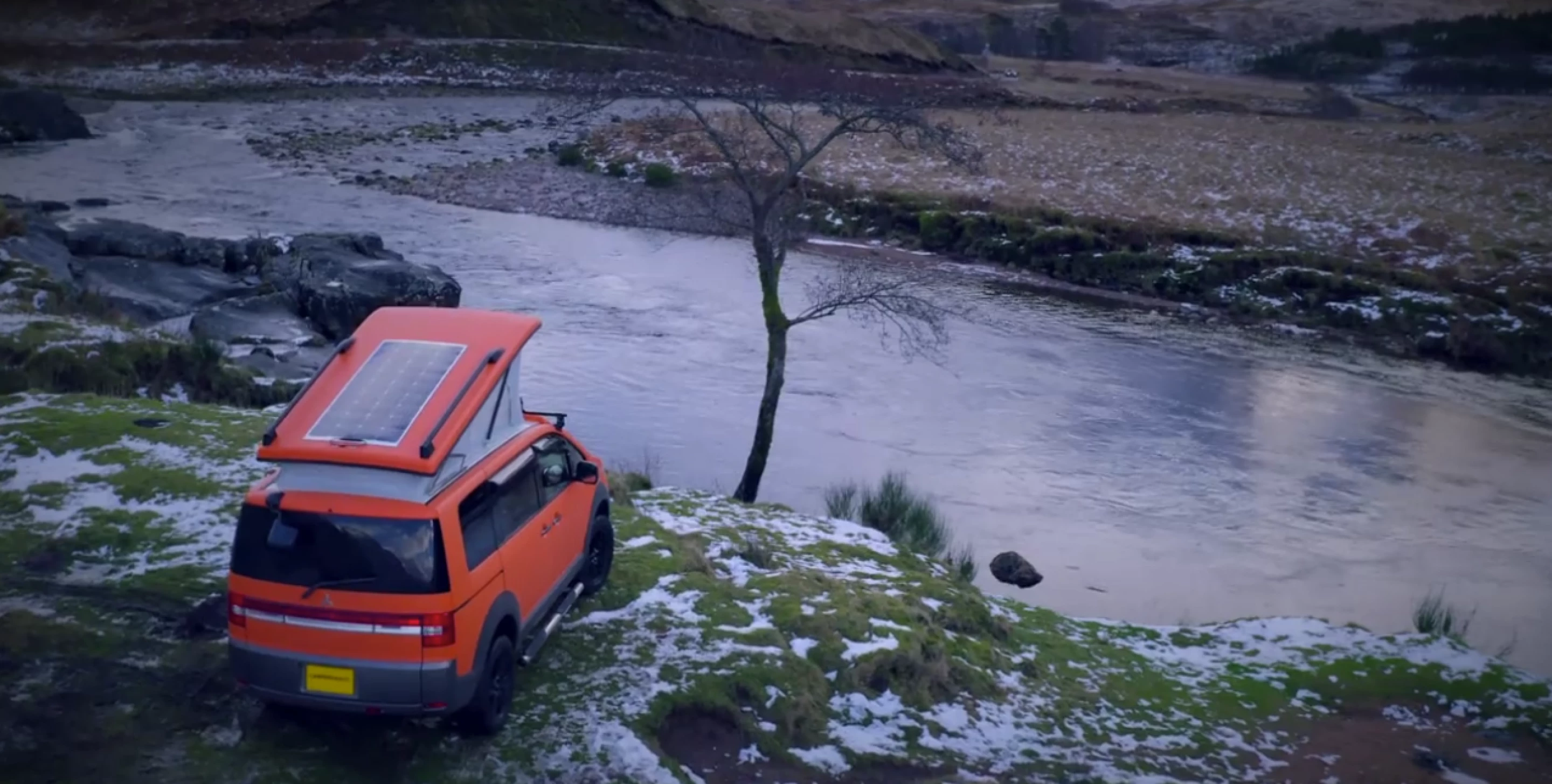 Mitsubishi D:5 Terrain 4x4 camper van nimbly explores rugged and remote ...