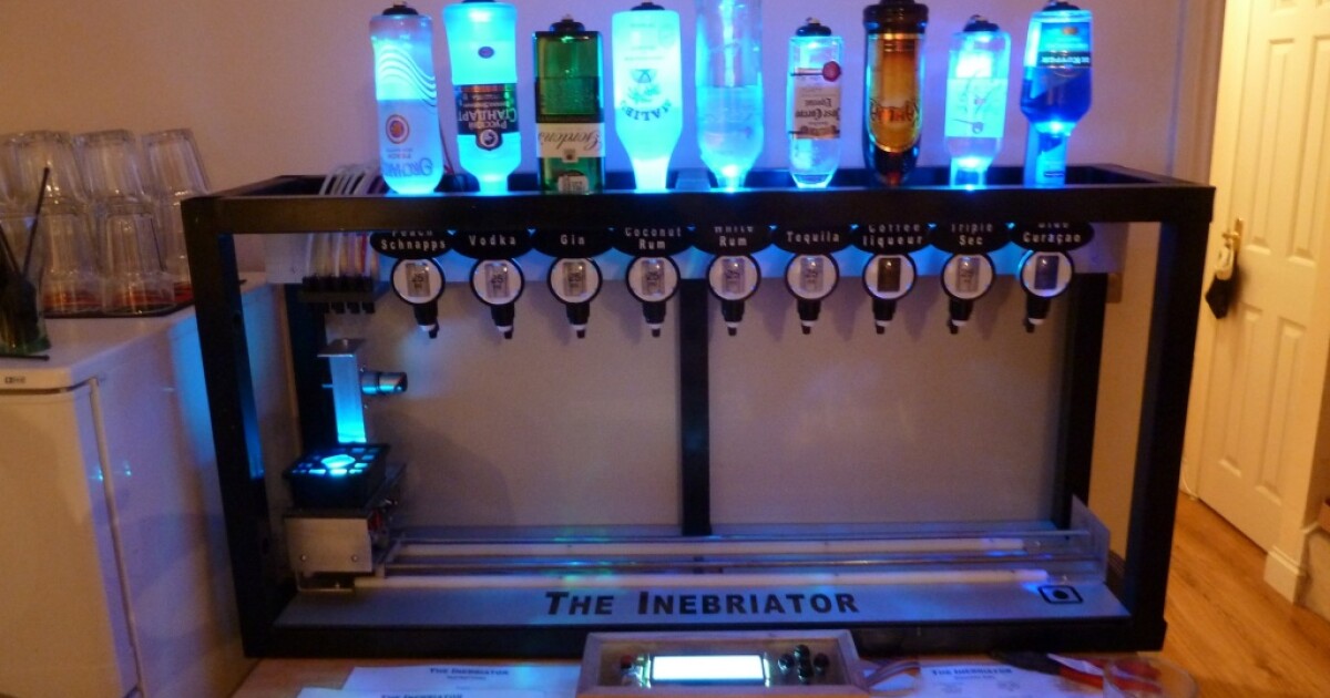 The Inebriator: An Arduino-powered robot bartender
