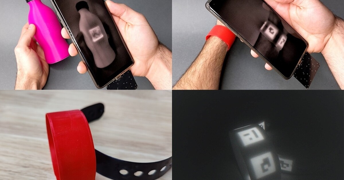 Invisible QR codes embed object data into infrared tags