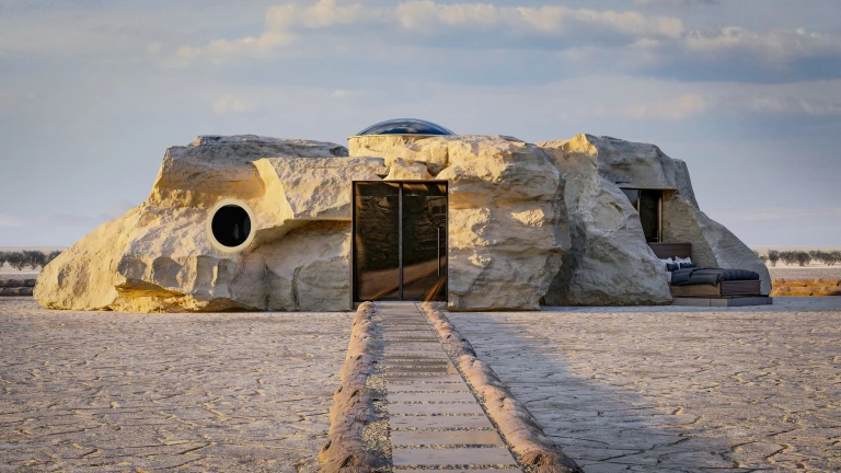 Extraordinary glamping retreat imagines Utah desert as sci-fi outpost