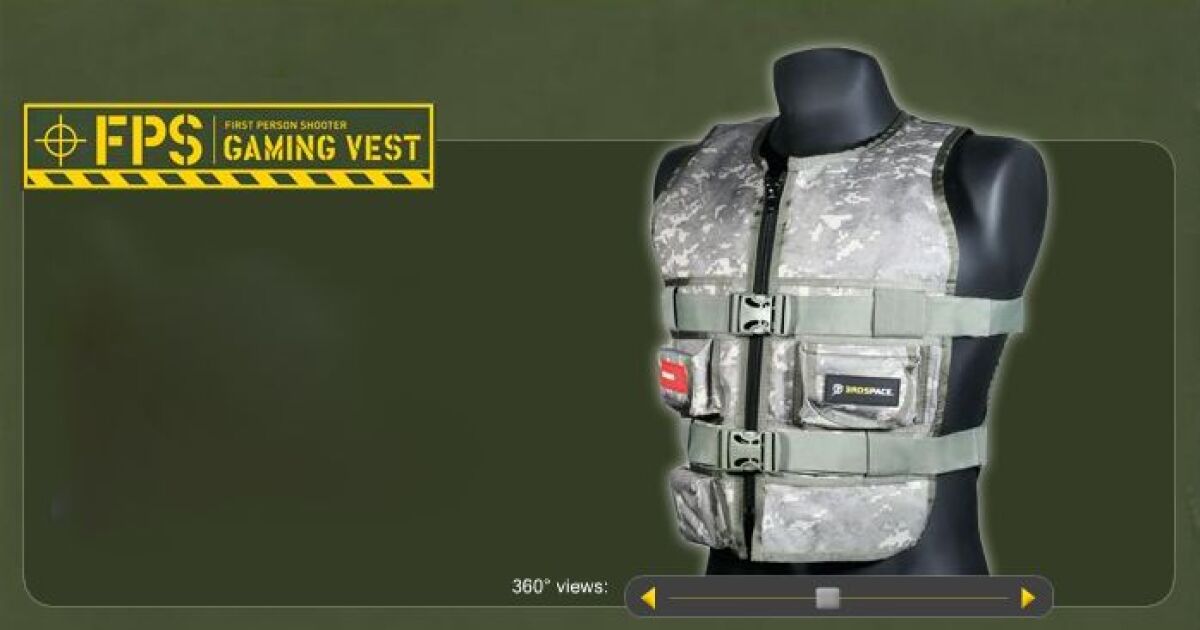 3rd Space FPS Vest lets you feel the gaming action